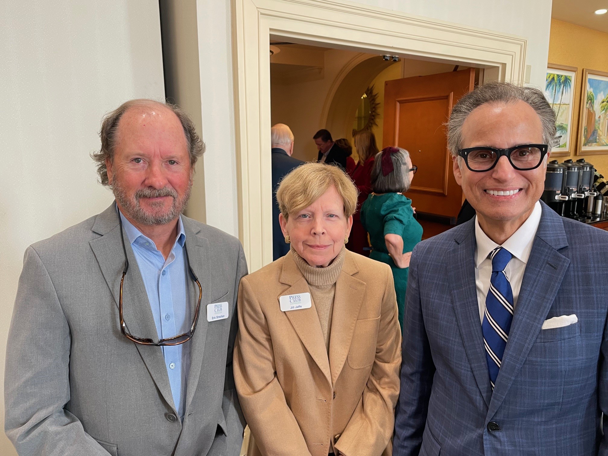 Eric Strachan, Jill Jaffe, Frank Cipolla – Press Club of Southwest Florida