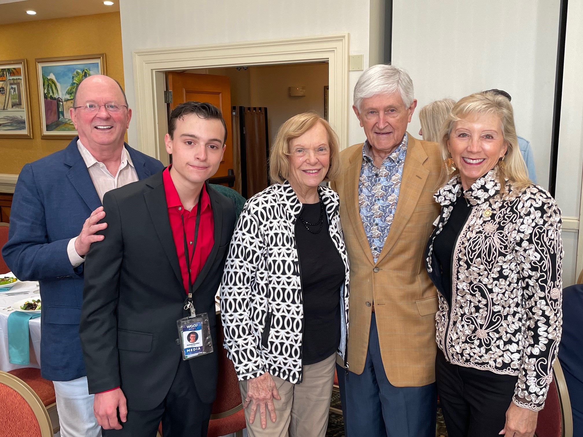 Tom Doerr, Sam Brucker, Connie Kindsvater, Jack Kindsvater, Julie ...